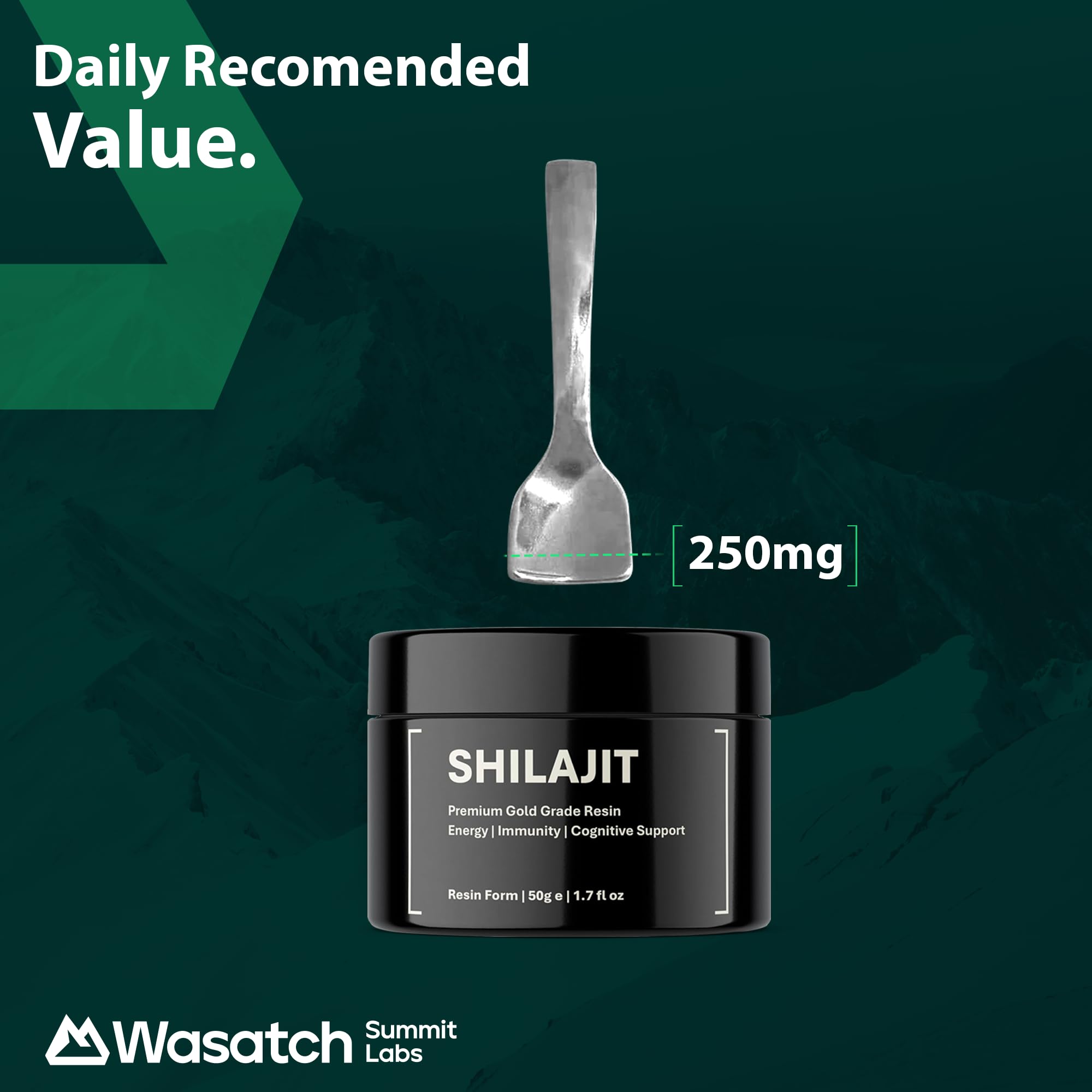 Shilajit resin for energy enhancement