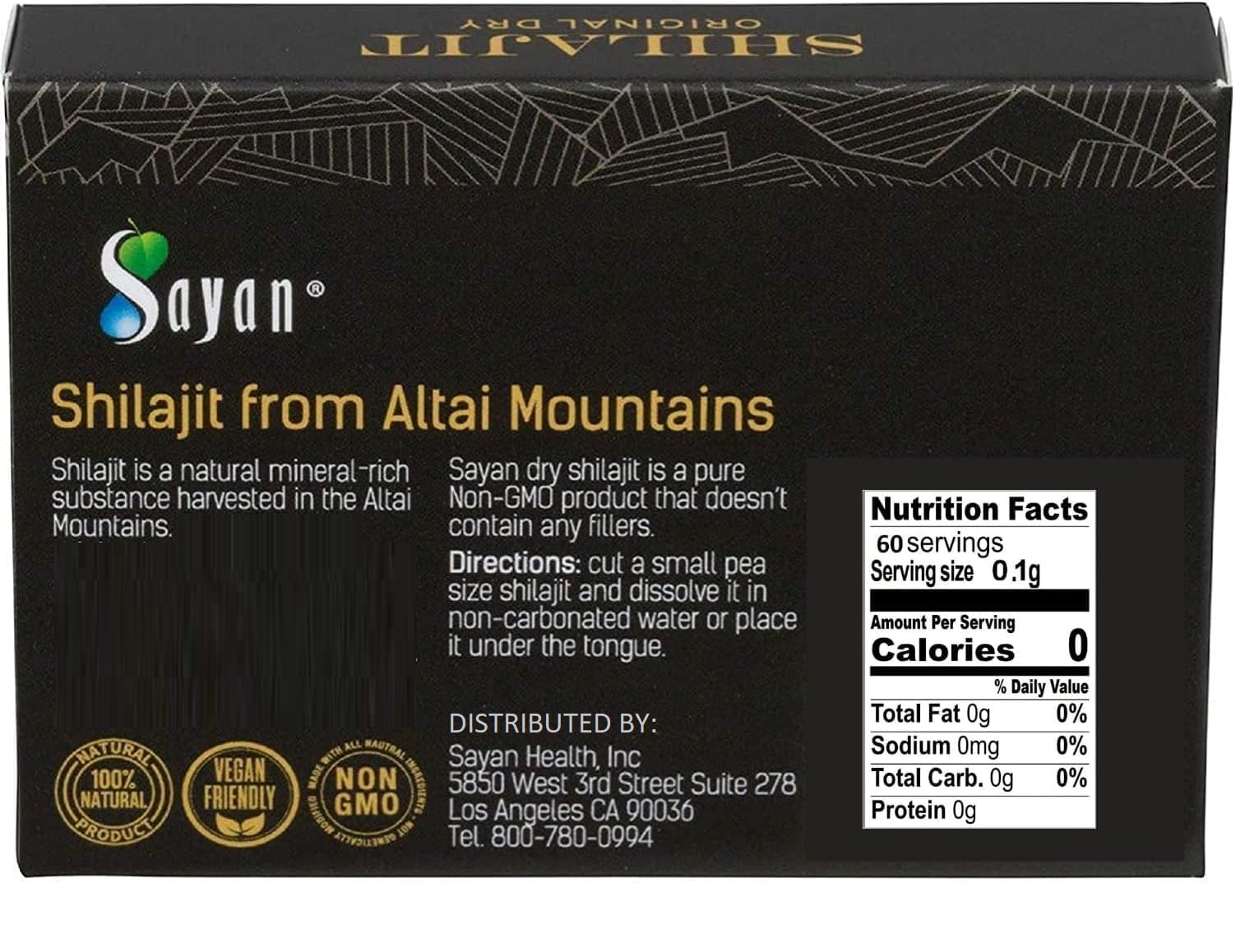 shilajit resin for energy support