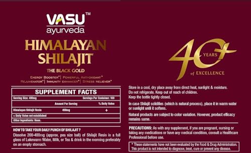 shilajit resin for energy support