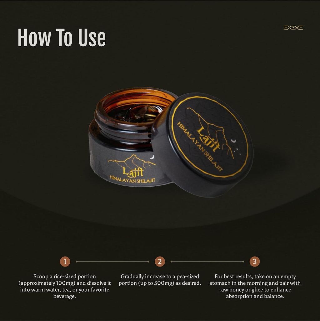 shilajit resin for enhanced performance