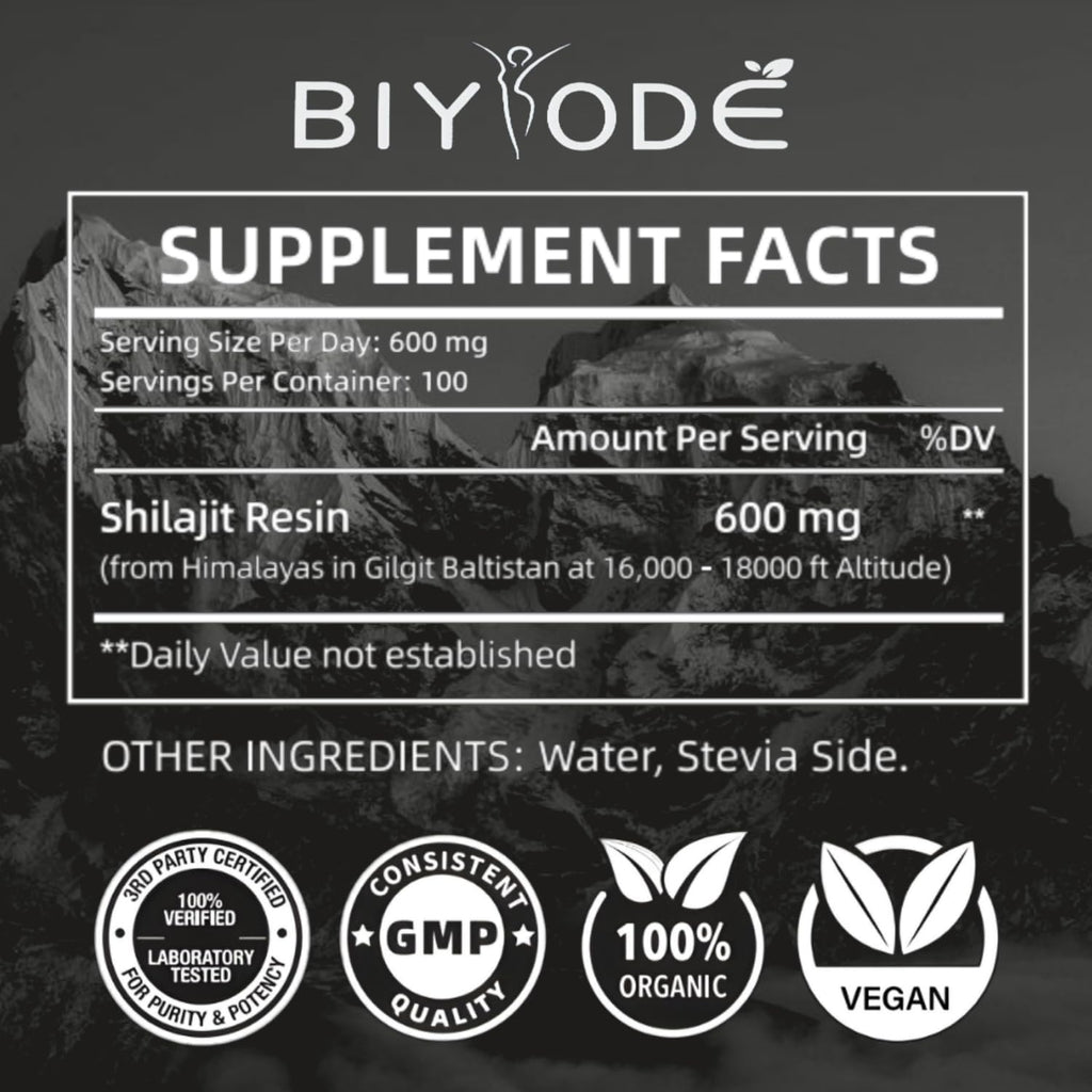 shilajit resin for enhanced performance