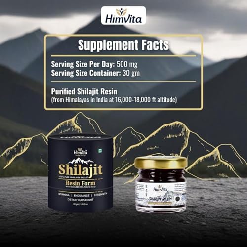 Shilajit resin for enhanced wellness