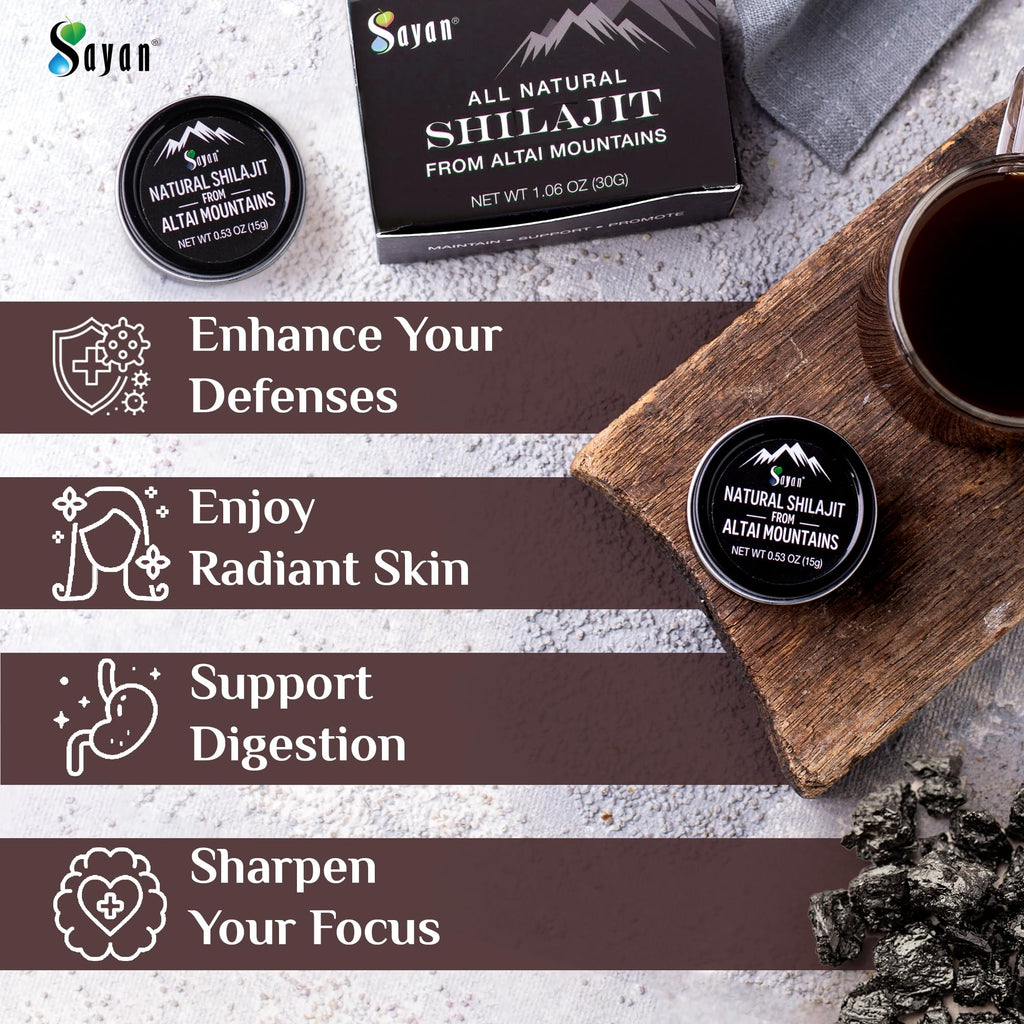 Shilajit resin for holistic health