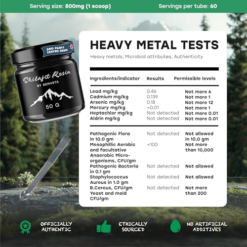 Shilajit resin for holistic health