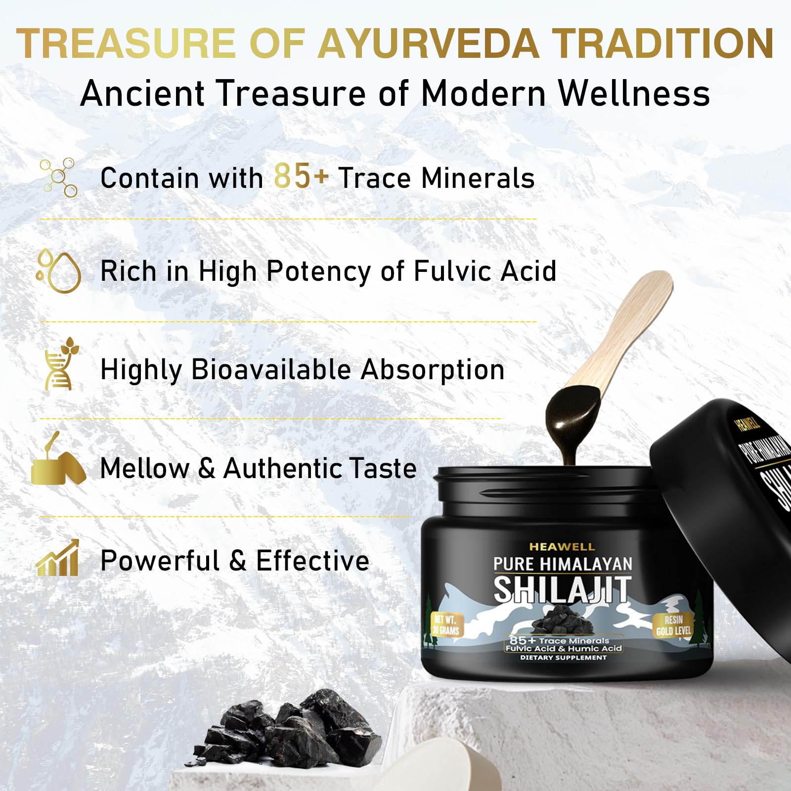 shilajit resin for immune support