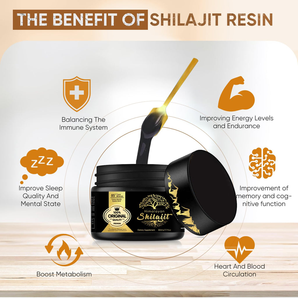 Shilajit resin for immune support