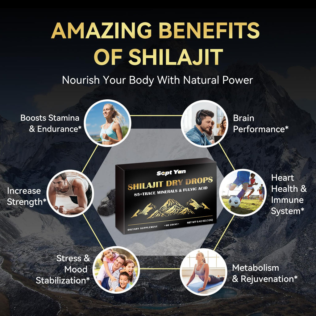 Shilajit resin for improved energy levels