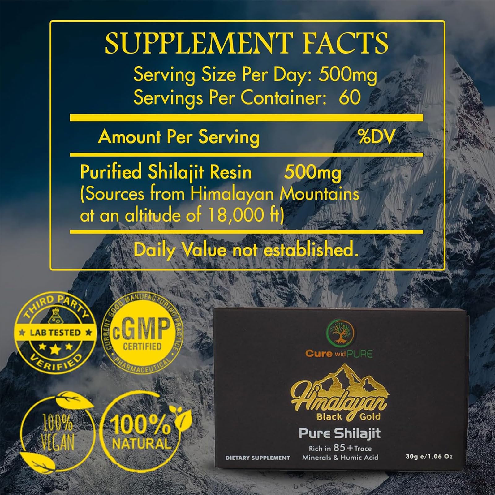 Shilajit resin for improved stamina