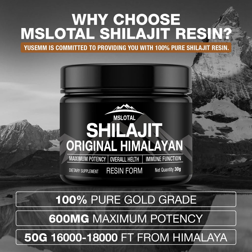 shilajit resin for men and women