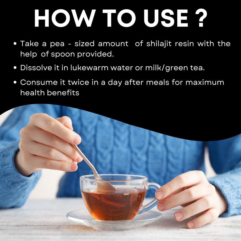 Shilajit resin for men and women