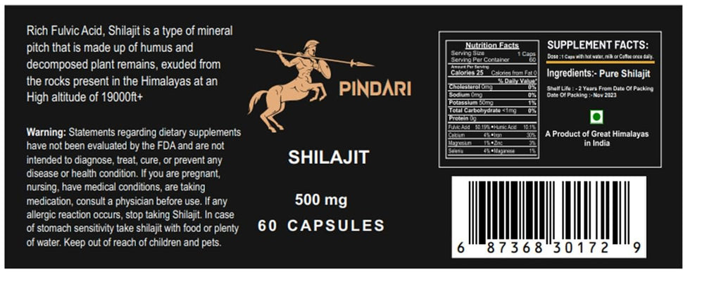 Shilajit resin for men's health