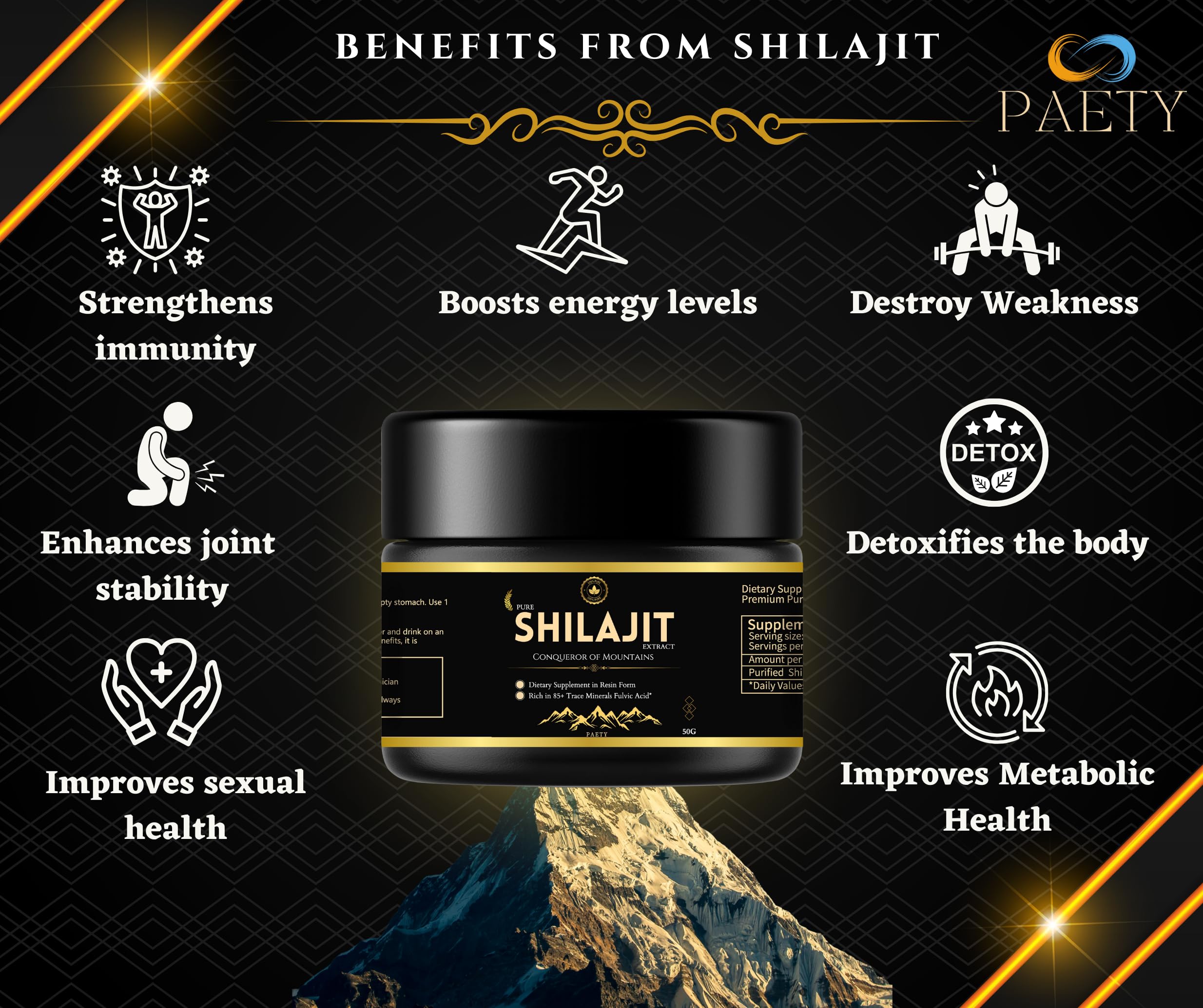 shilajit resin for natural energy