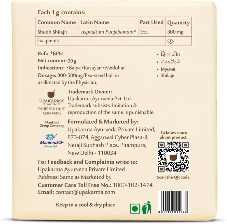 shilajit resin for natural recovery