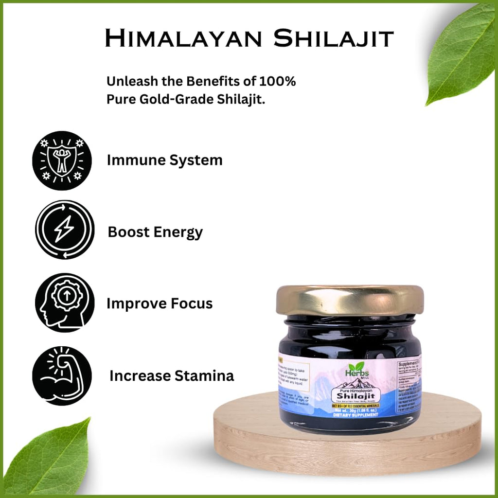 Shilajit resin for natural stamina