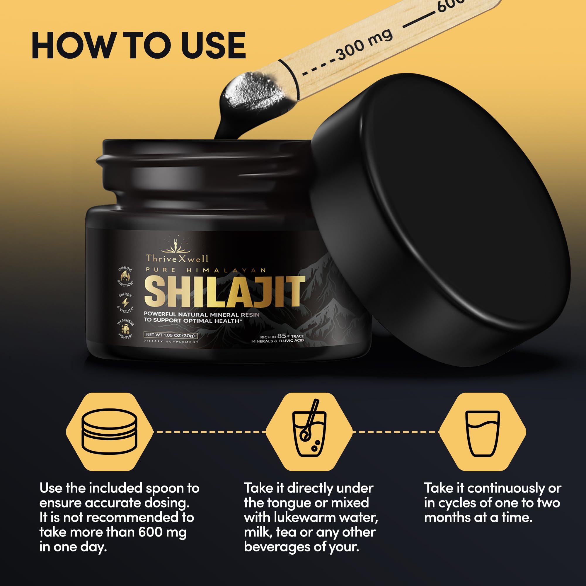 Shilajit resin for natural vitality