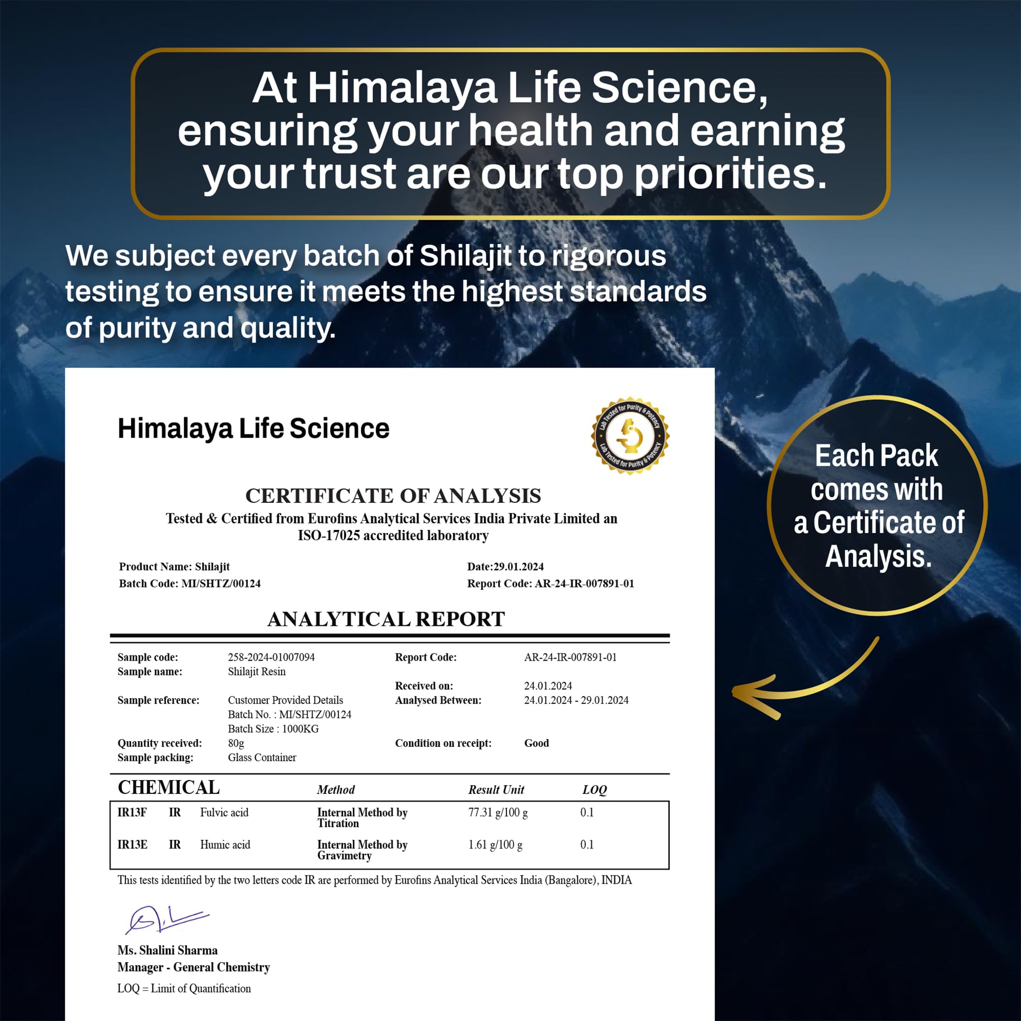 shilajit resin for overall health