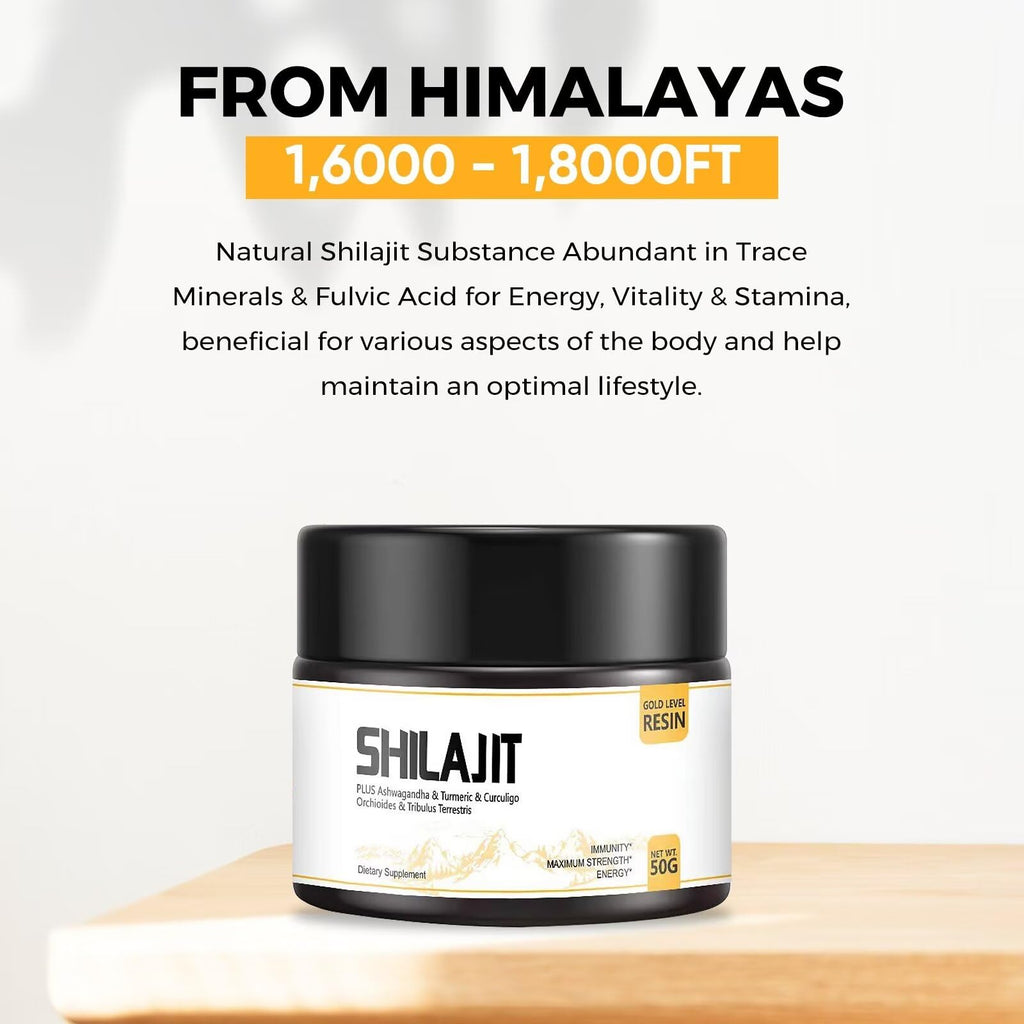 Shilajit resin for overall wellness