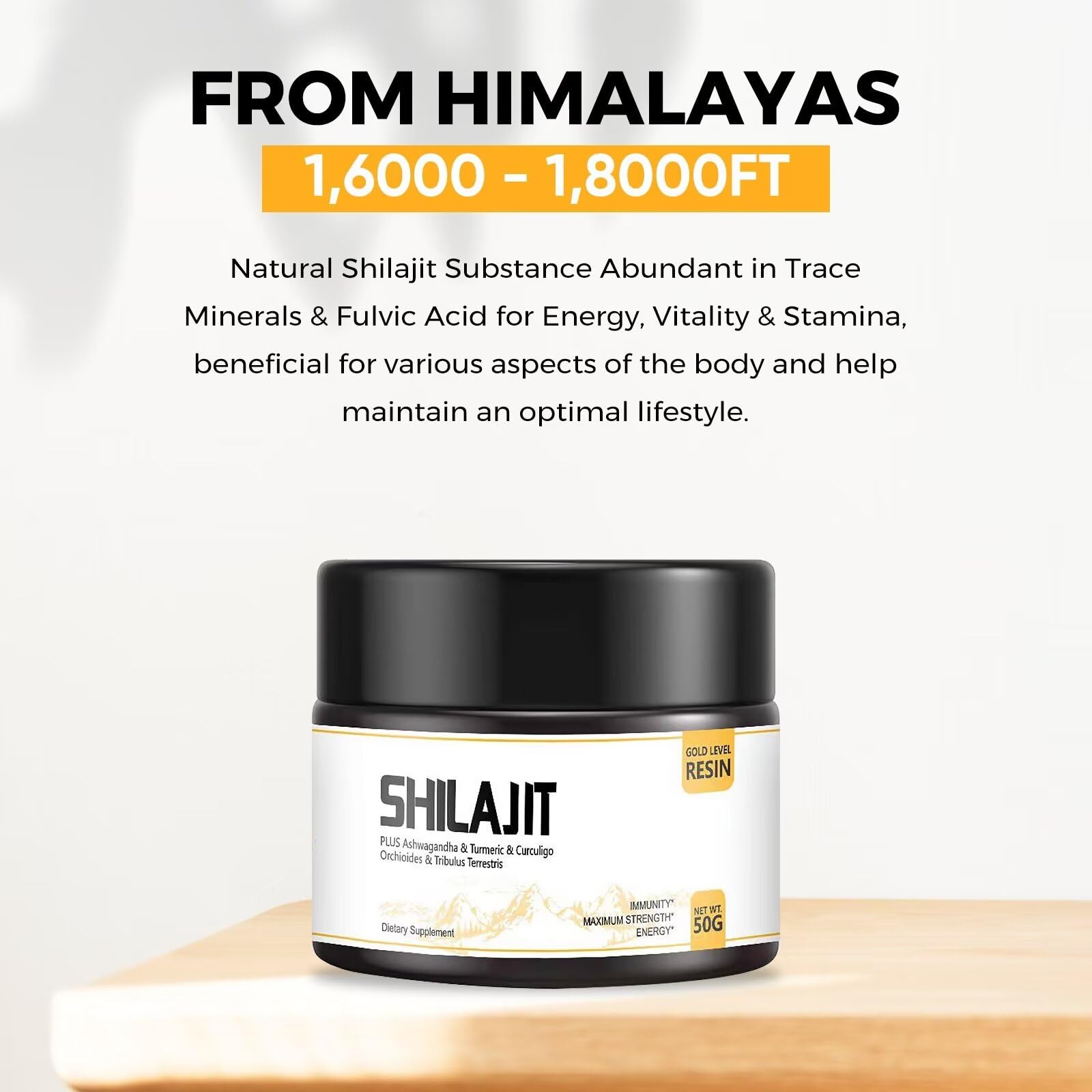 Shilajit resin for overall wellness