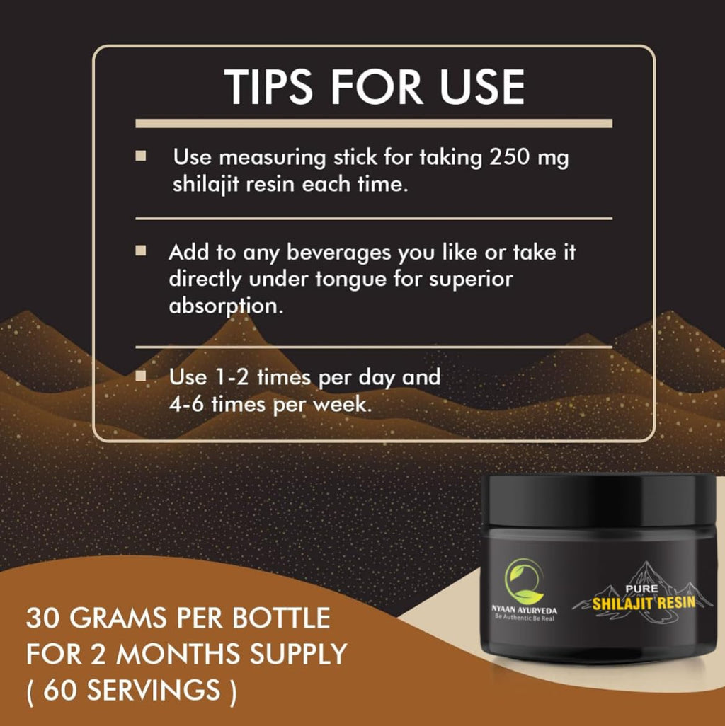 shilajit resin for overall wellness