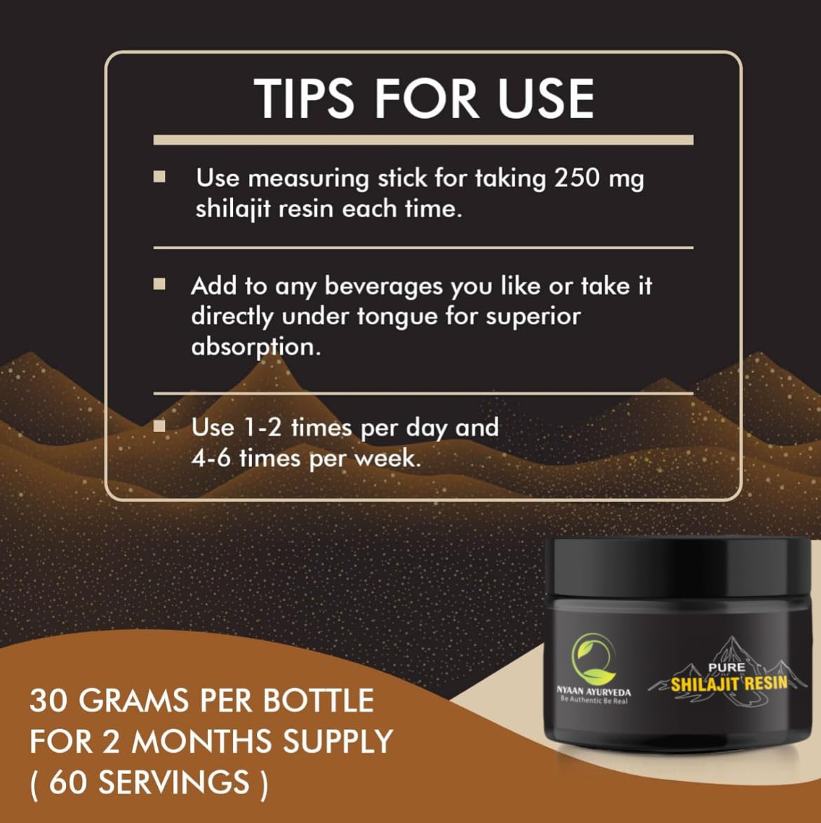 shilajit resin for overall wellness