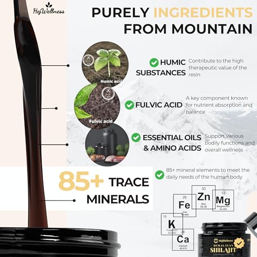 Shilajit resin for overall wellness