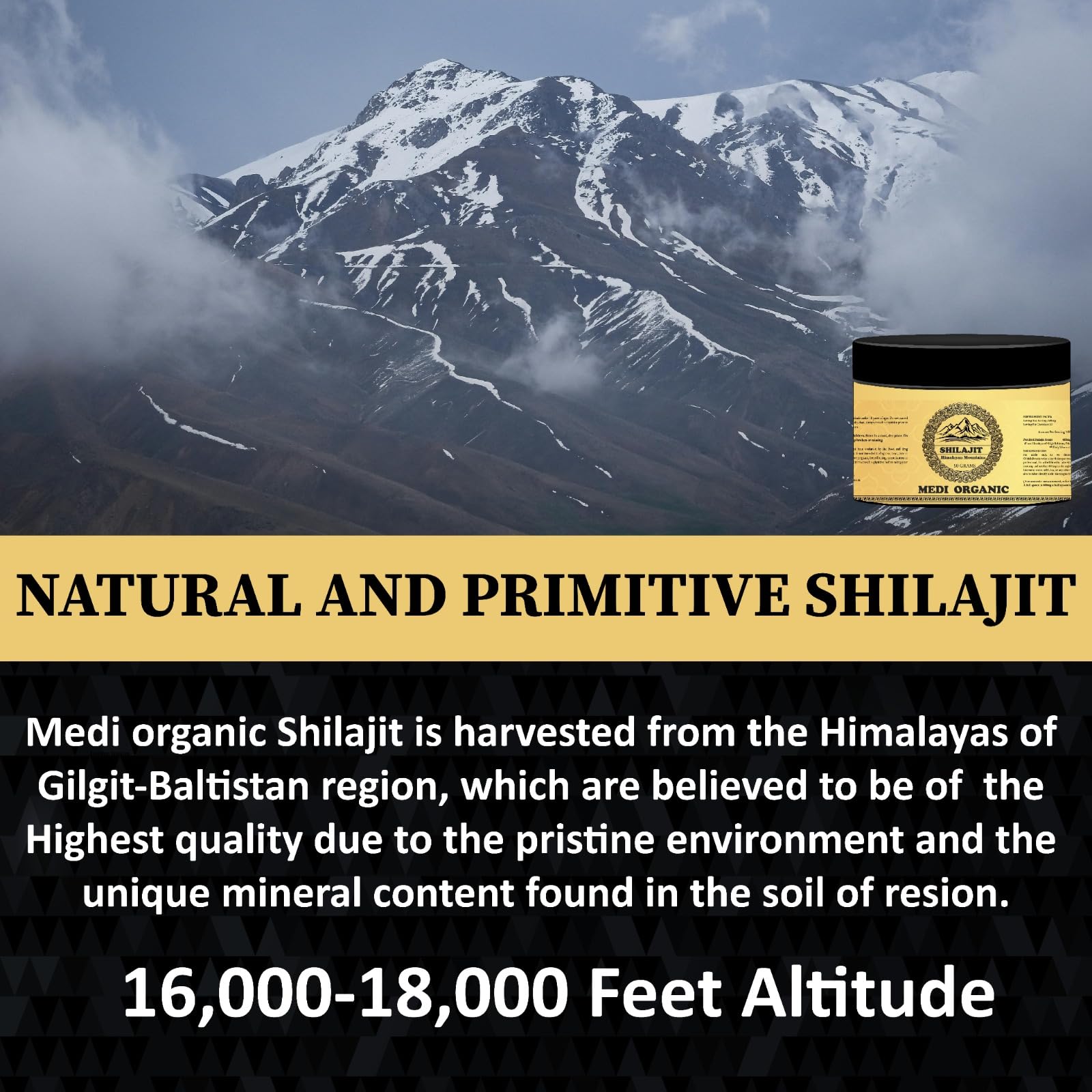 Shilajit resin for overall wellness