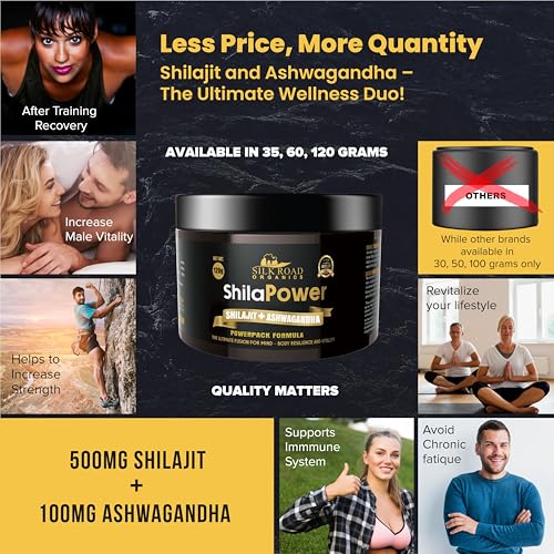 Shilajit resin for overall wellness