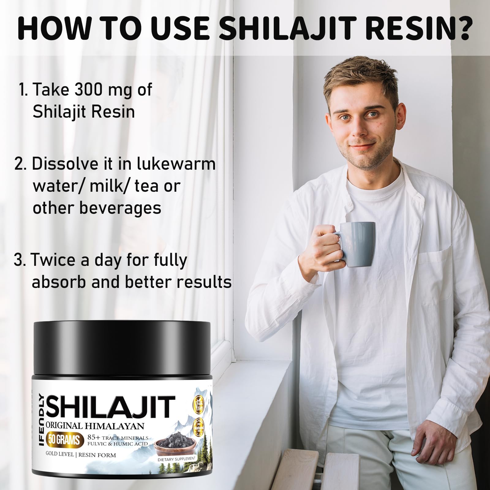 shilajit resin for stress relief
