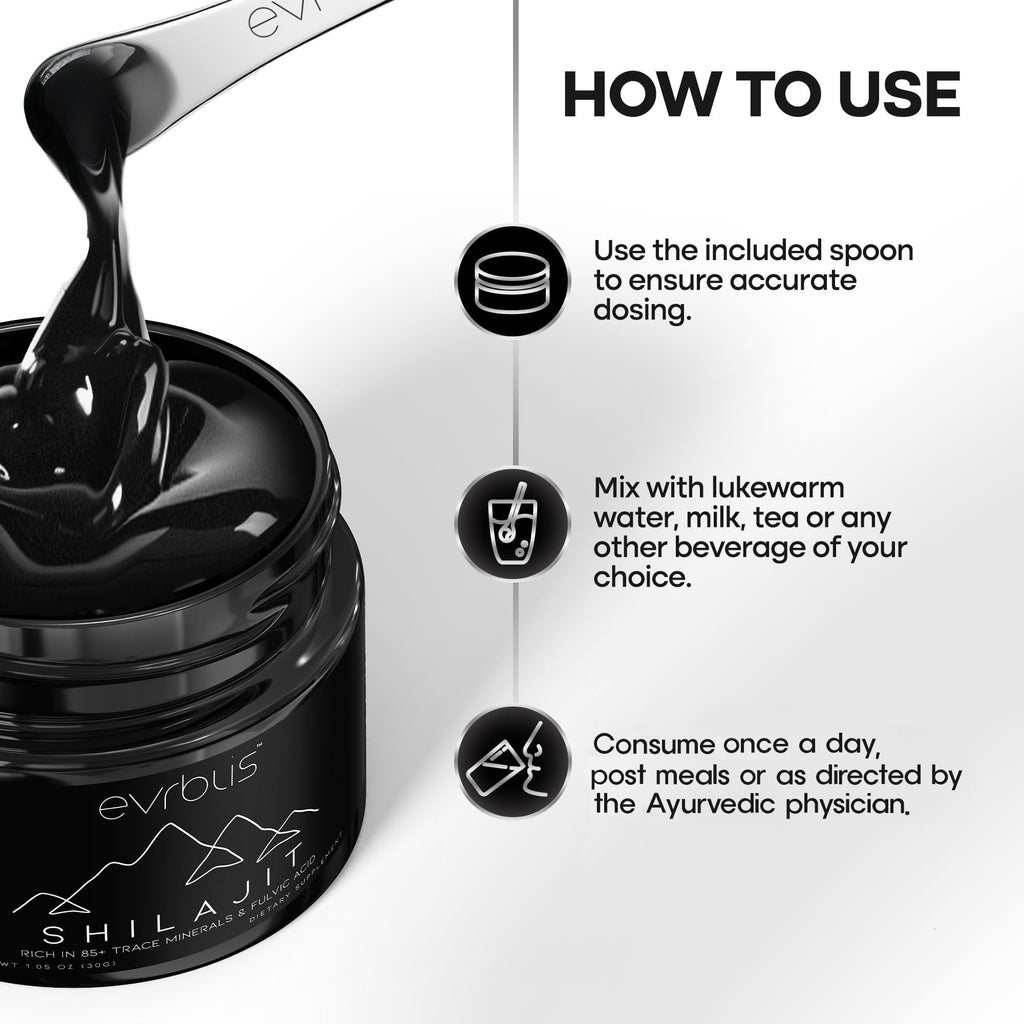 shilajit resin for stress relief