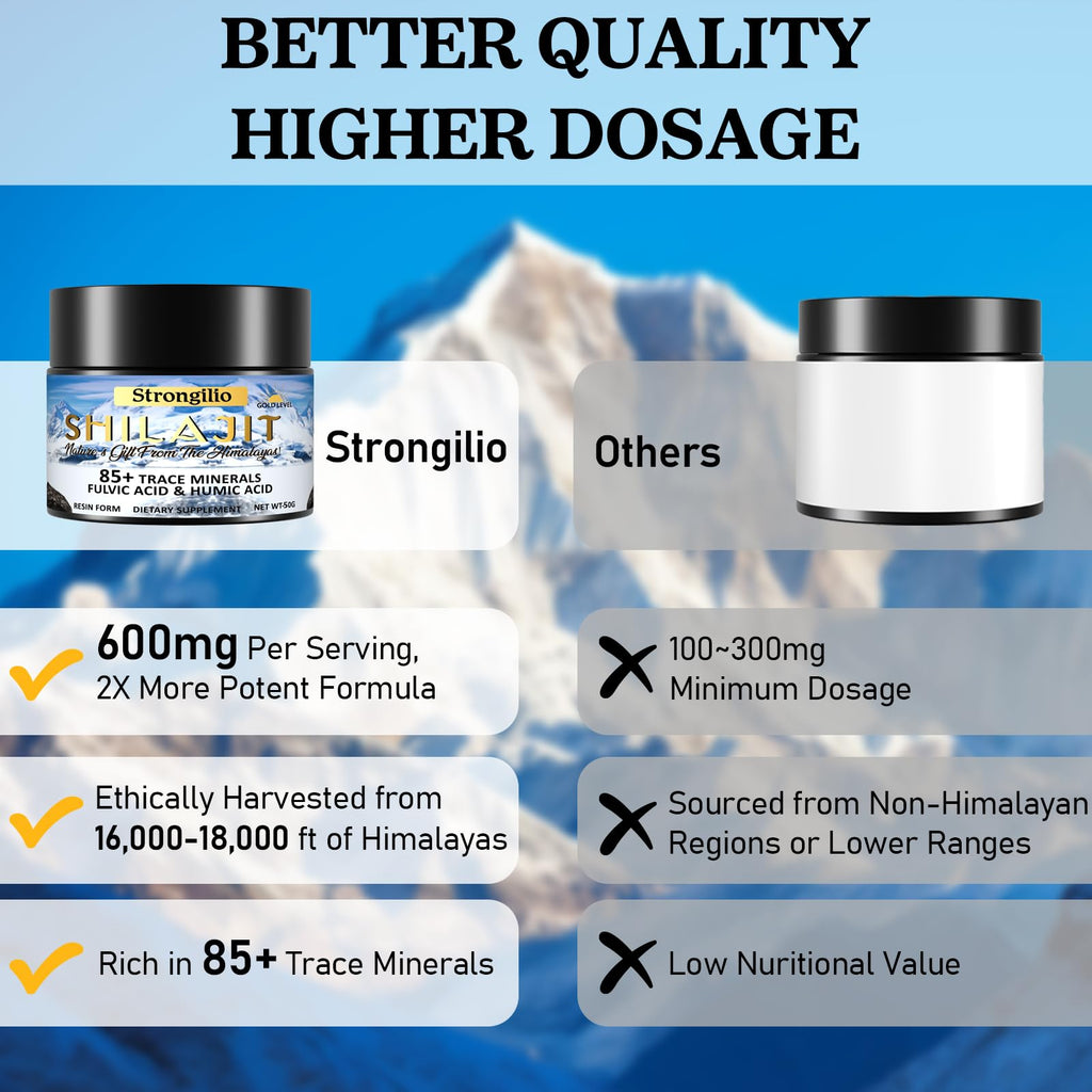 Shilajit resin for vitality and health