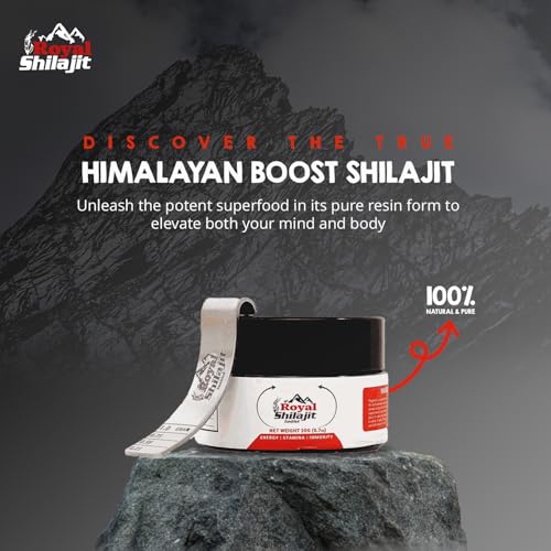 Shilajit resin for vitality boost