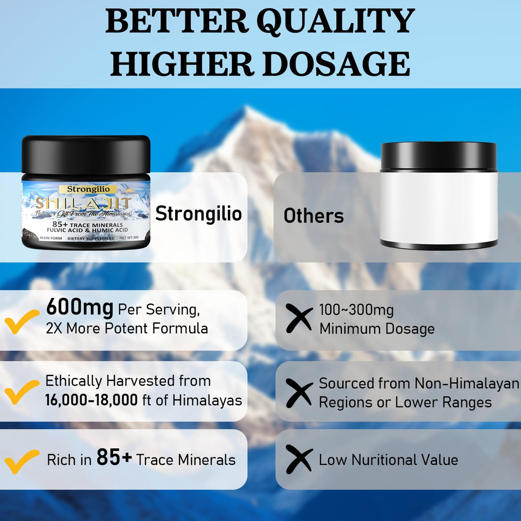 Shilajit resin for vitality