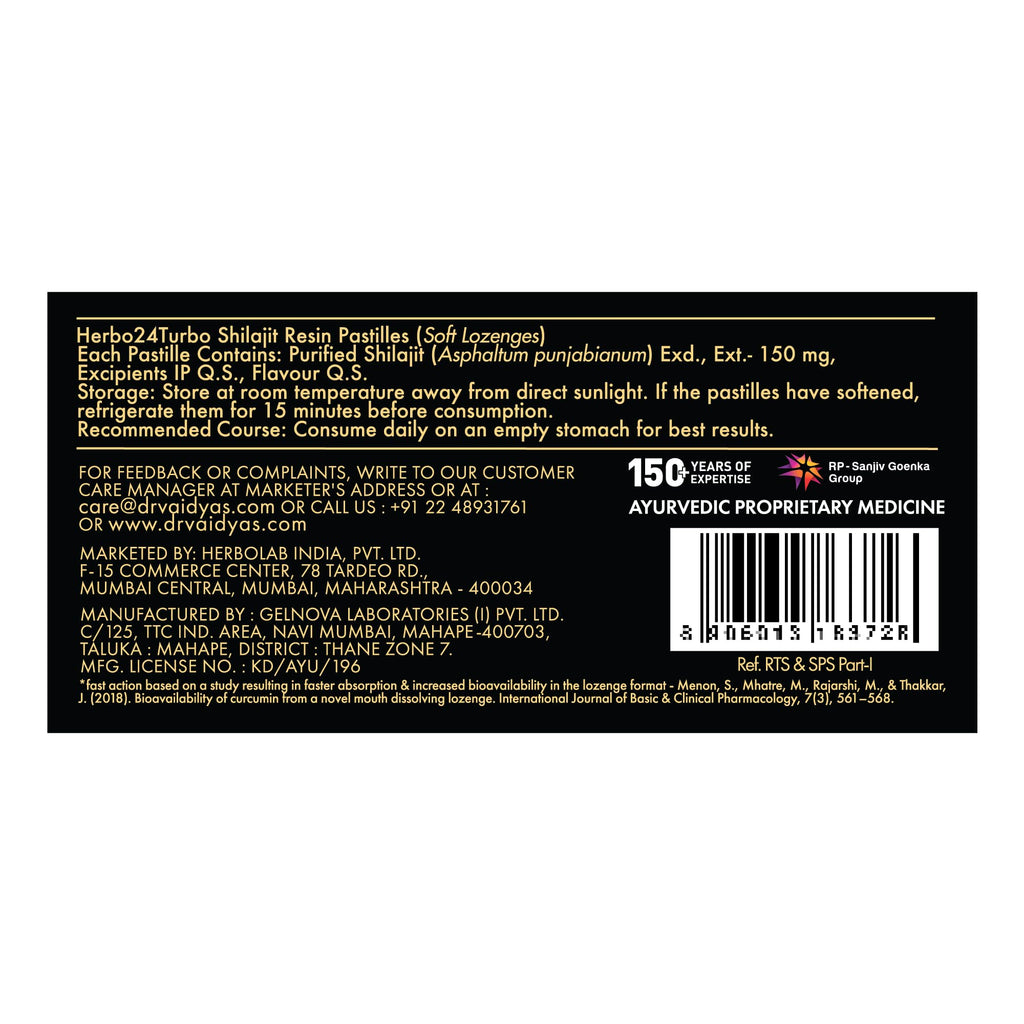 Shilajit resin for vitality