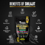 Shilajit resin gummies for daily health