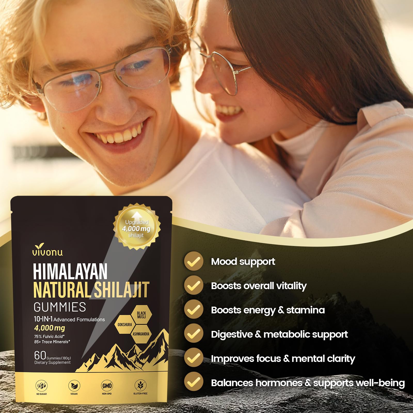 shilajit resin gummies for immune support