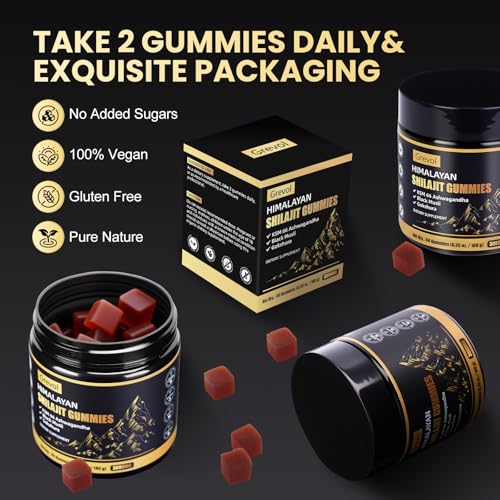 shilajit resin gummies for vitality
