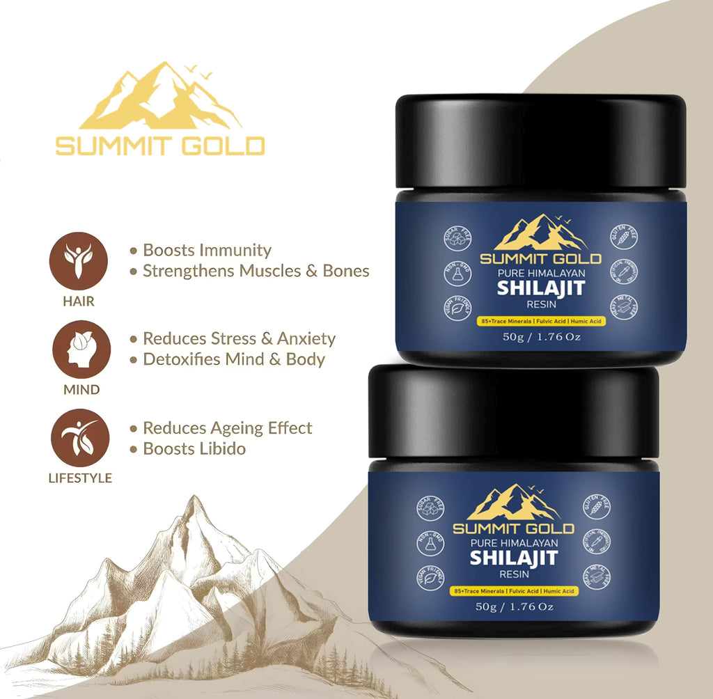 shilajit resin rich in fulvic acid