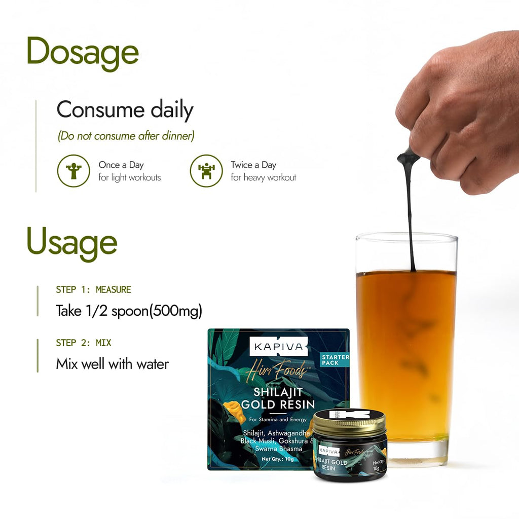 Shilajit resin rich in minerals