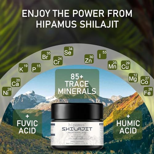 Shilajit resin rich in minerals