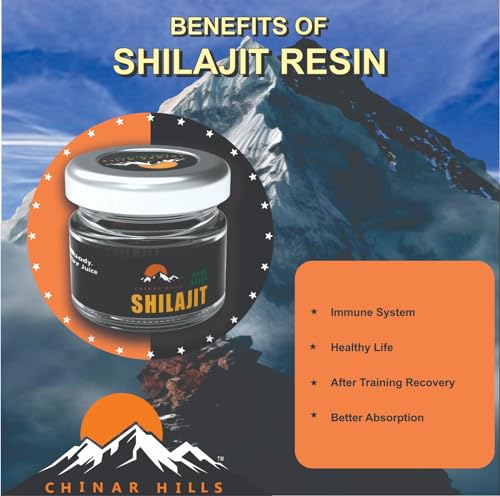 Shilajit resin rich in minerals
