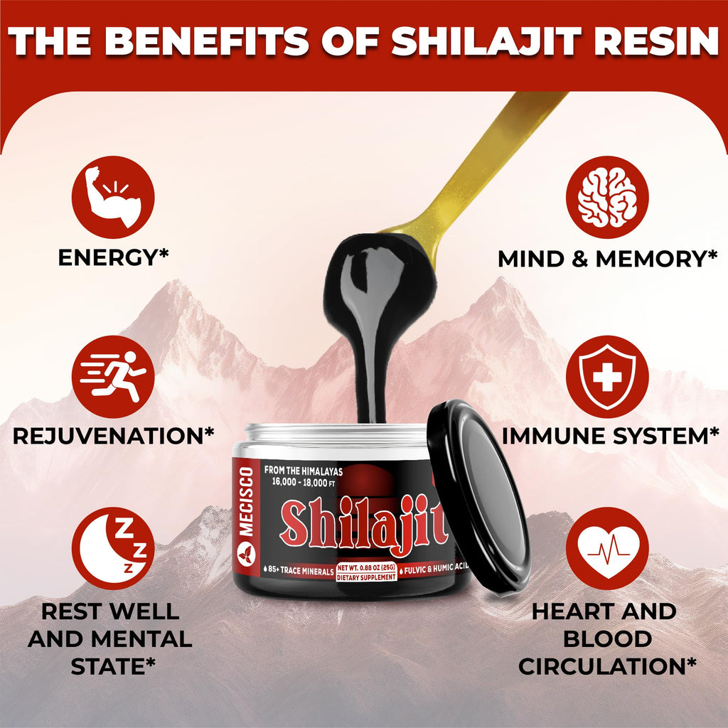 Shilajit resin supports mental clarity