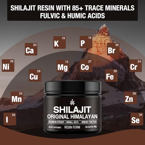 shilajit resin with 85+ minerals