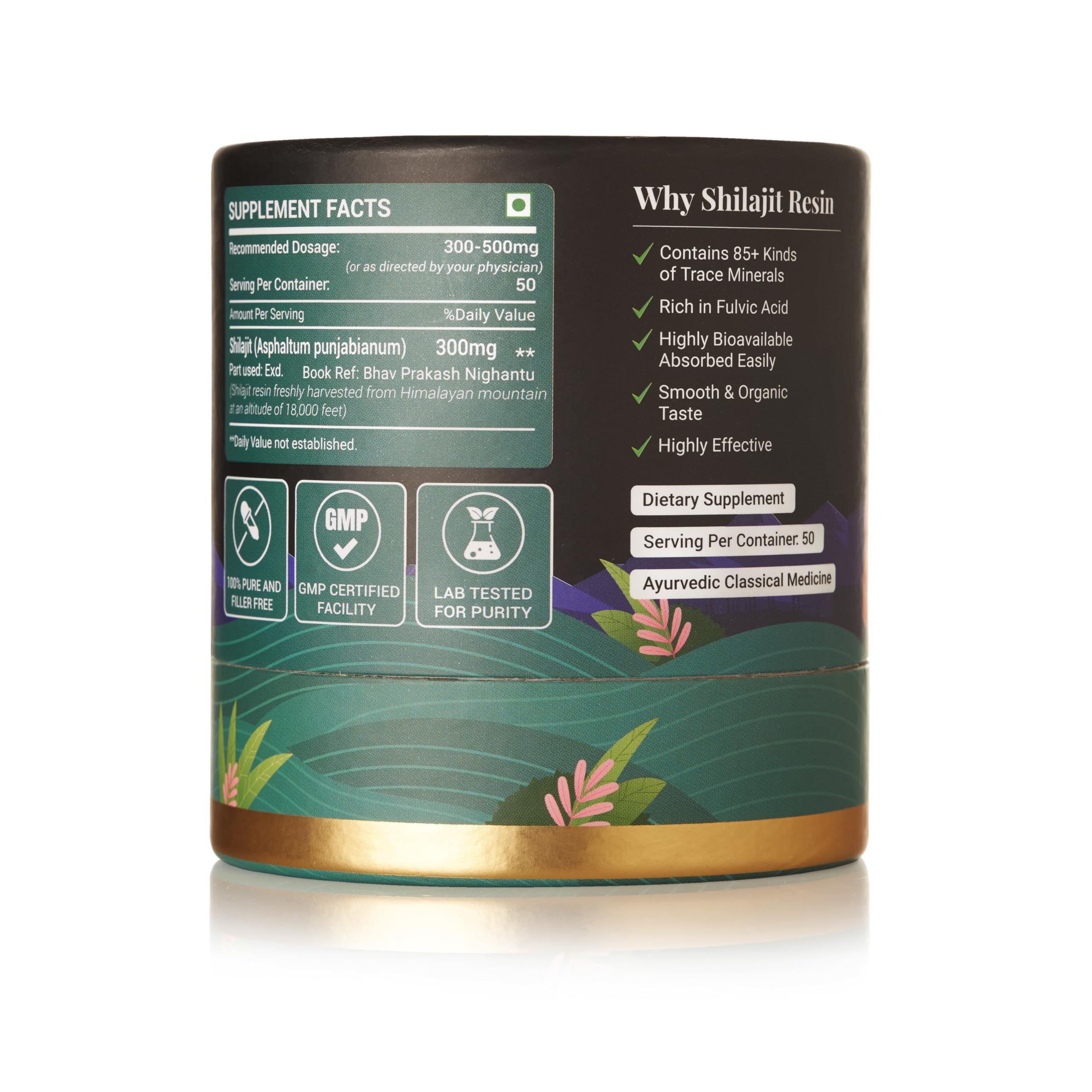 shilajit resin with 85+ minerals