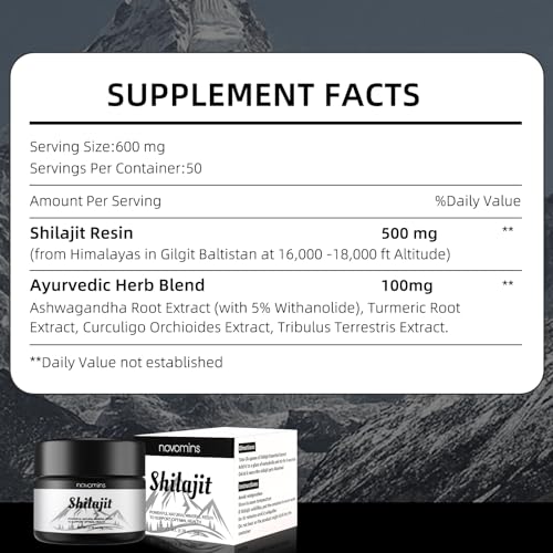 Shilajit resin with 85+ minerals