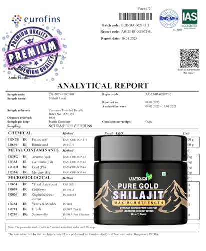 Shilajit resin with 85+ trace minerals