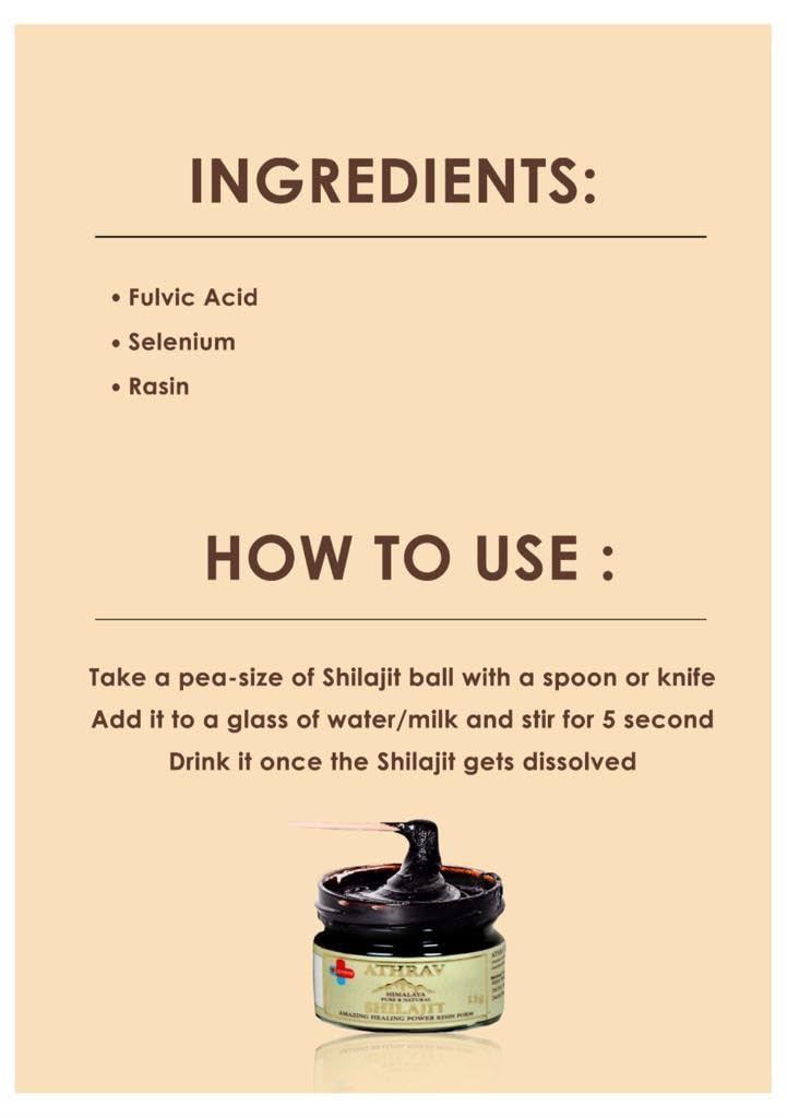 Shilajit resin with 85+ trace minerals