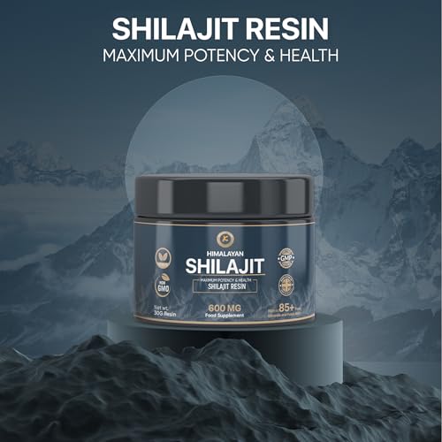 shilajit resin with 85+ trace minerals