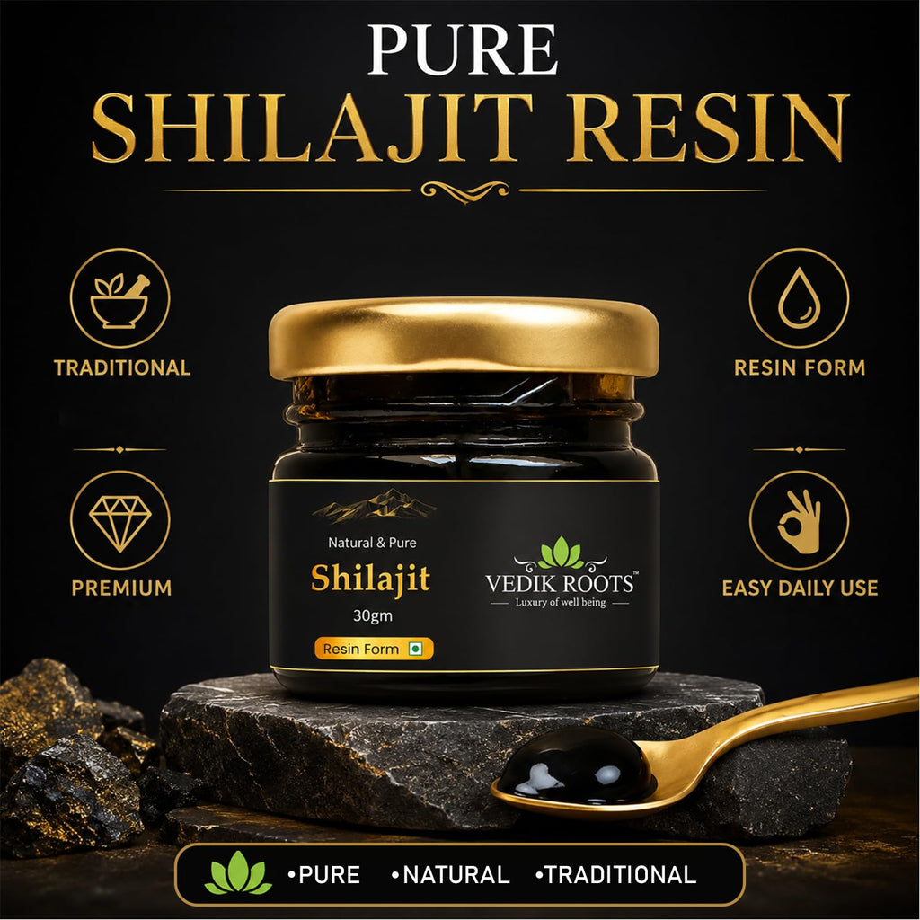 shilajit resin with 85 trace minerals