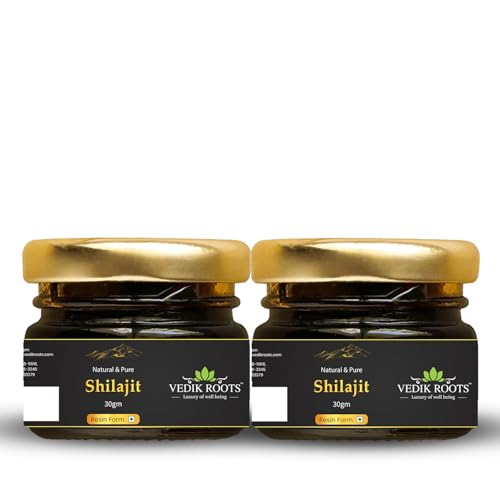 shilajit resin with convenient spoon