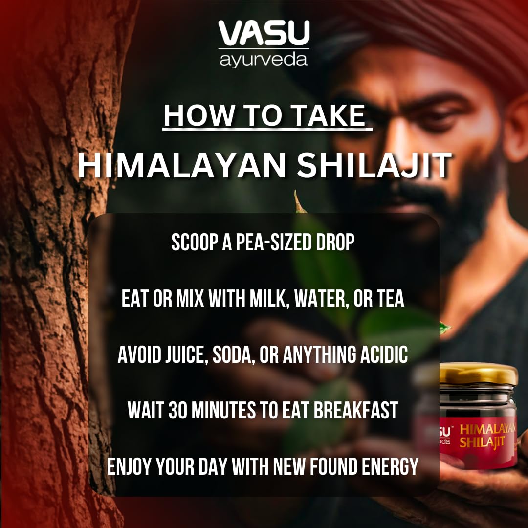 Shilajit resin with fulvic acid